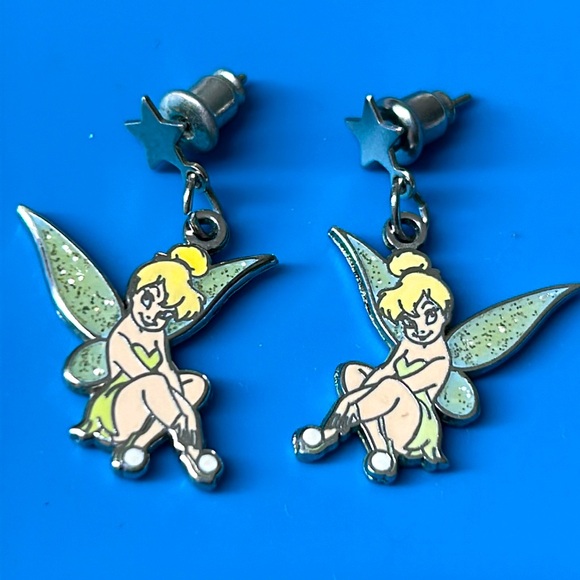 Disney | Jewelry | Disney Tinkerbell Dangle Earrings | Poshmark